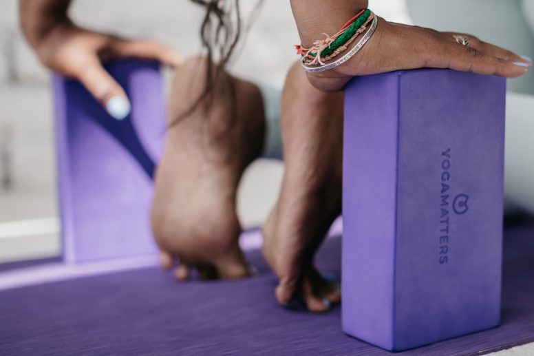 Τουβλάκι Γιόγκα Purple Yoga Block Eva 22x11xcm | Niyamas Yoga
