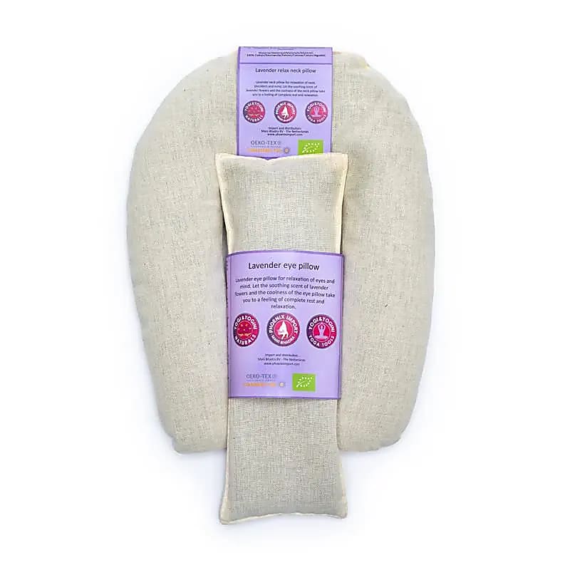 Σετ Μαξιλαράκι Ματιών και Αυχένα με Λεβάντα Pillow Lavender